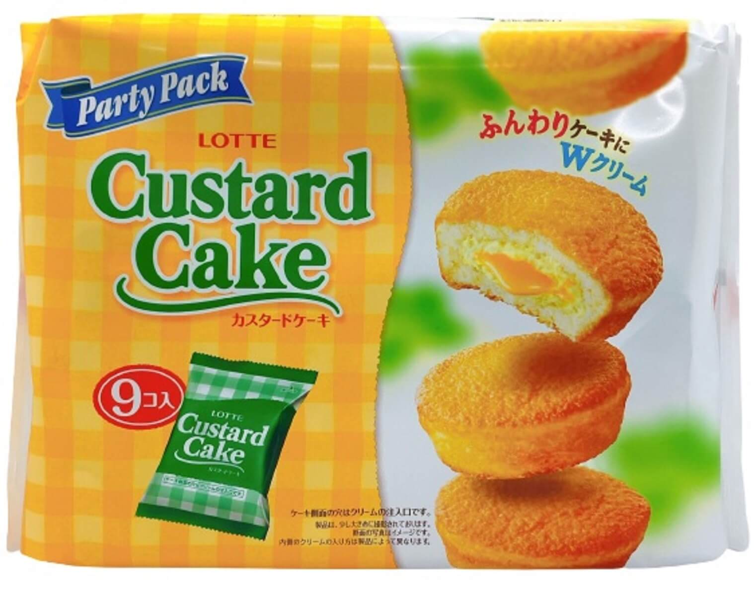 LOTTE CUSTARD CAKE PARTY PACK[PIE] | Sweets/Western confectionery ...