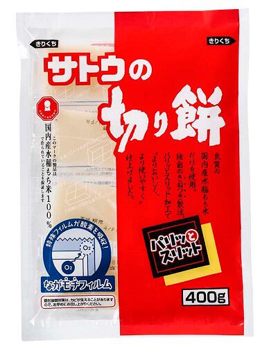 SATOH KIRI MOCHI PARITTO 8S [RICE CAKE] 400G | Japanese sweets/Chinese ...